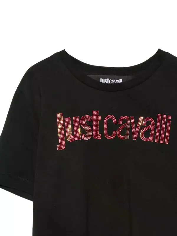 Just Cavalli Embellishment-logo T-shirt