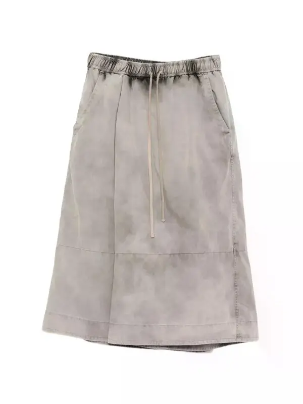 JULIUS Faded-effect Drawstring Shorts - Grey