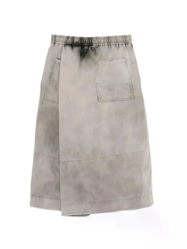 JULIUS Faded-effect Drawstring Shorts