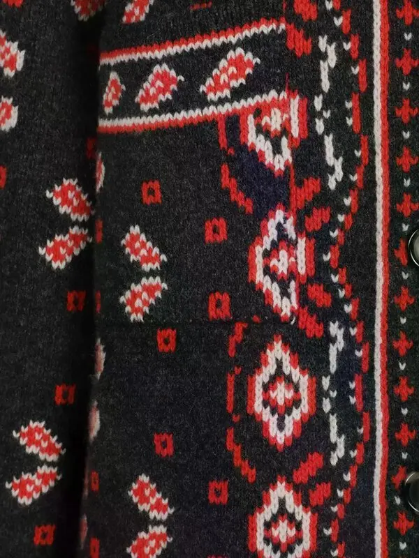Giada Benincasa Soho Intarsia-knit Cardigan