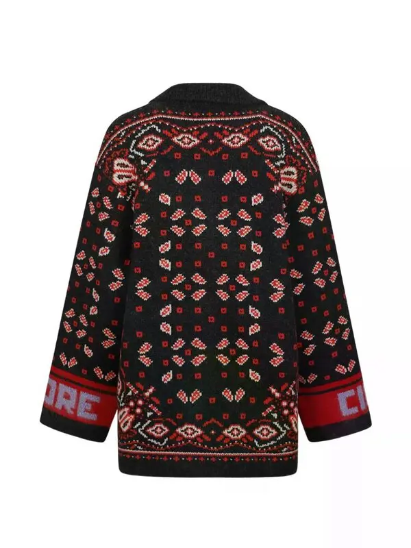Giada Benincasa Soho Intarsia-knit Cardigan