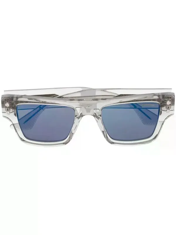 Montblanc Rectangular-frame Transparent Sunglasses - Grey