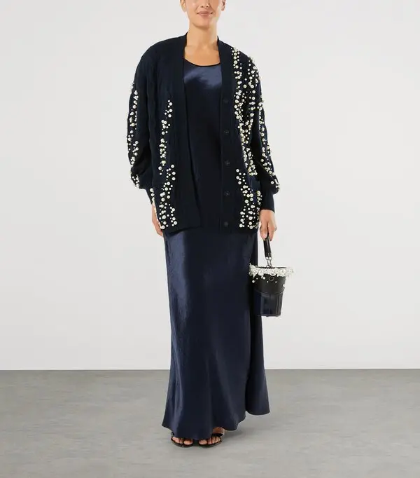 Marina Rinaldi Embellished Cardigan