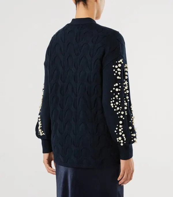 Marina Rinaldi Embellished Cardigan