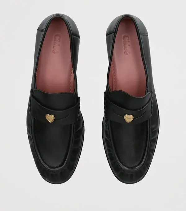 Chloé Lambskin Letti Loafers