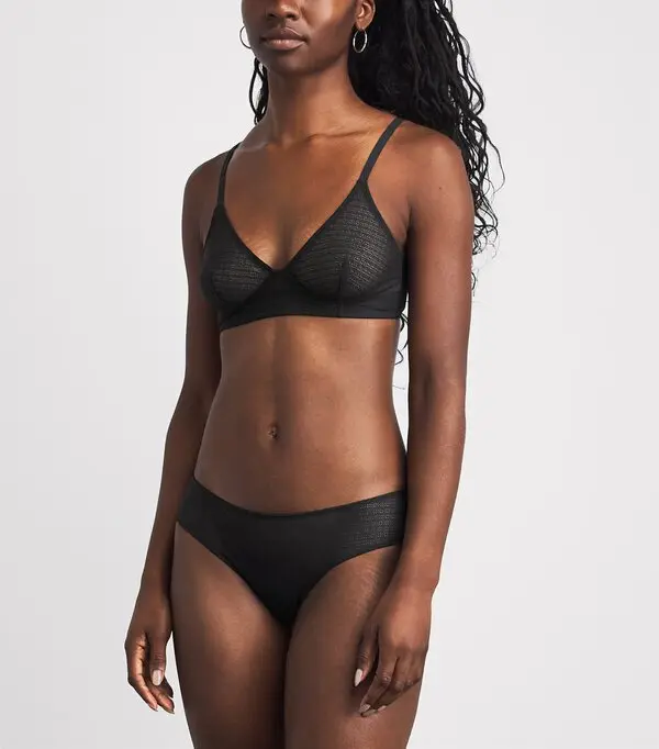Wolford Geo Lace Triangle Bralette