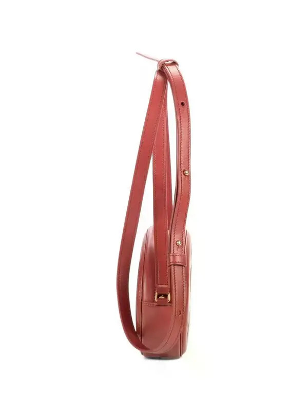 Celine Triomphe Oval Crossbody Bag - Red