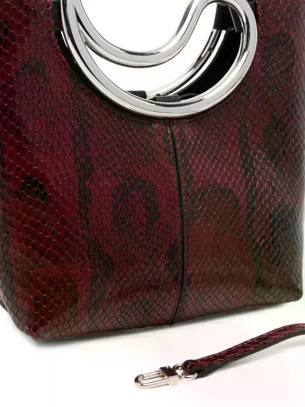 Coperni Snakeskin-effect Leather Tote Bag