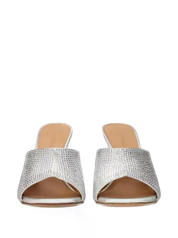 Off-White Crystal-embellished Satin Sandals