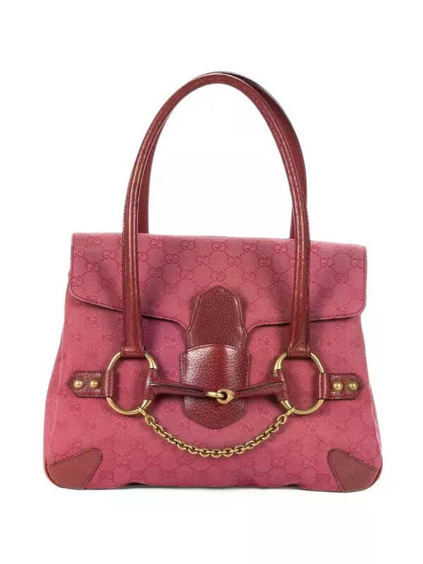 Gucci Horsebit Chain Shoulder Bag - Pink