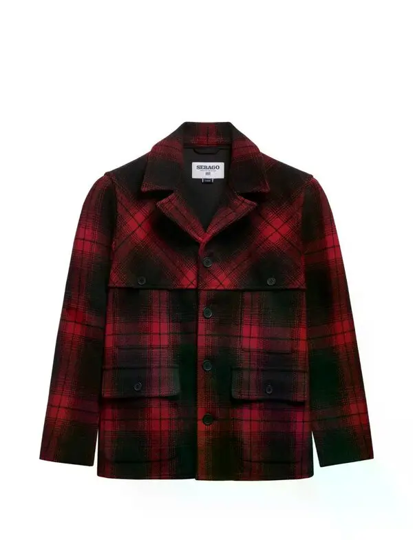 SEBAGO Ranger Check-pattern Multi-pocket Jacket - Red
