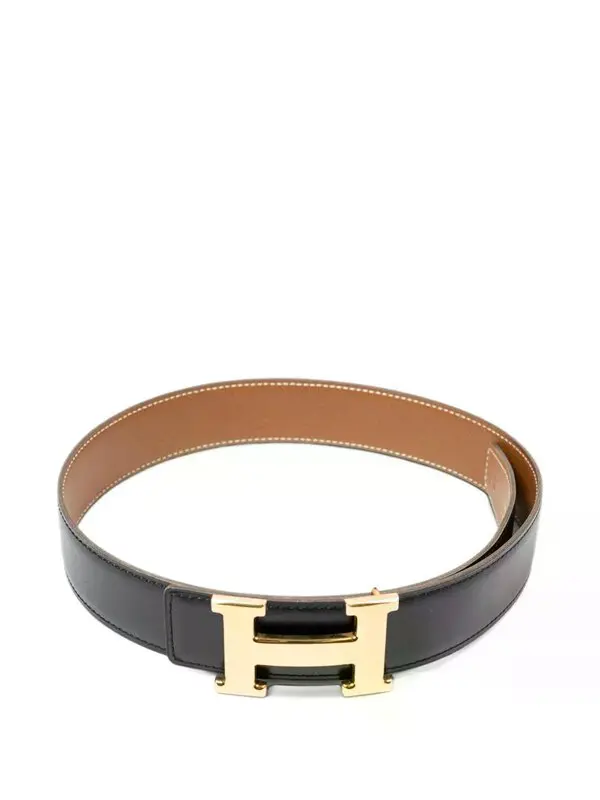 Hermès H-buckle Belt - Black