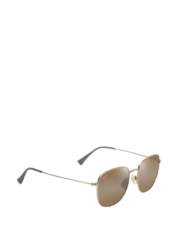 Maui Jim Olali Af Square-frame Sunglasses - Gold