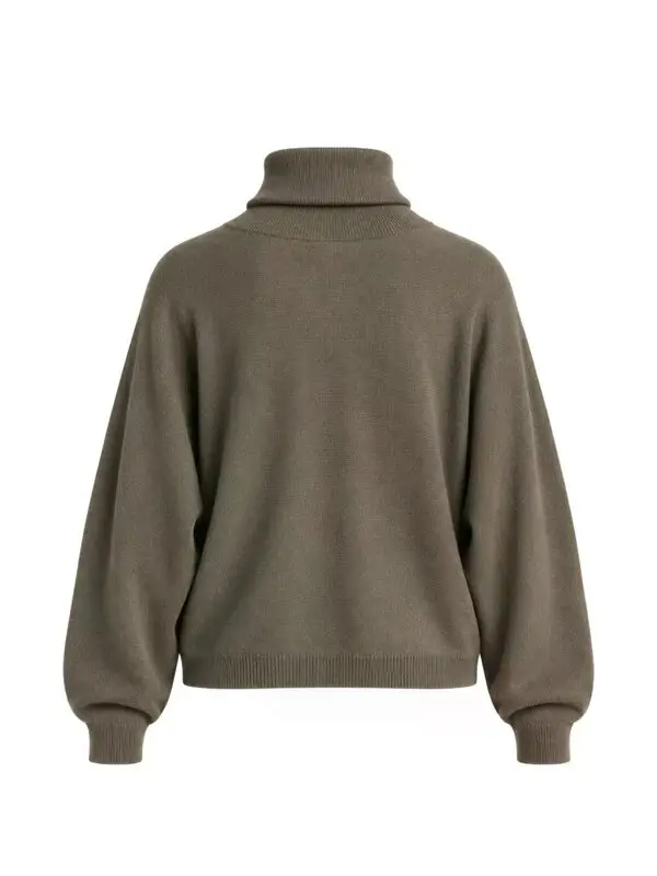 Vince Roll-neck Dolman-sleeve Sweater - Grey