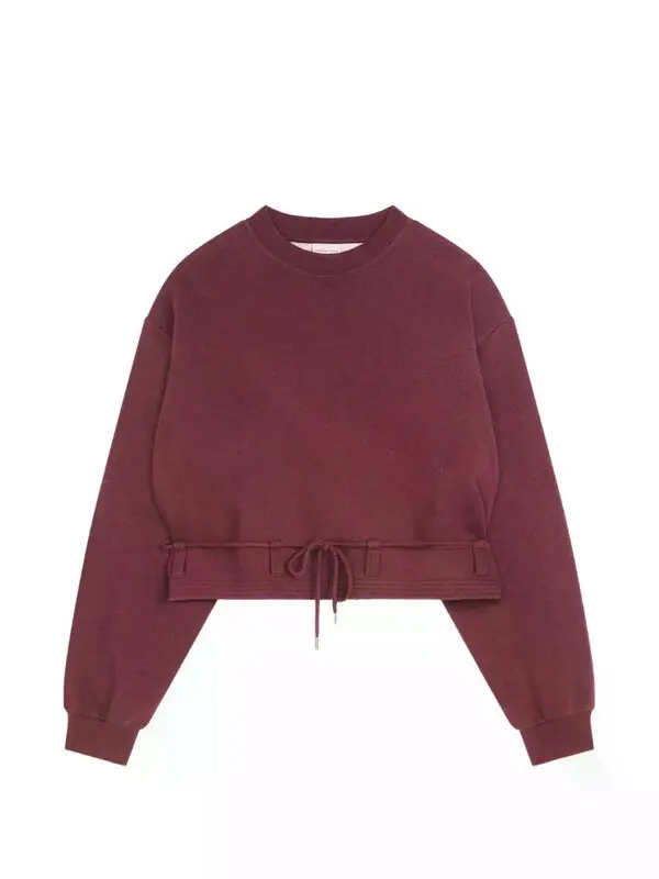 Dries Van Noten Cropped Sweatshirt - Red
