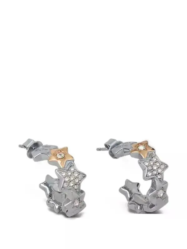 Furla Crystal-embellished Star Earrings - Silver
