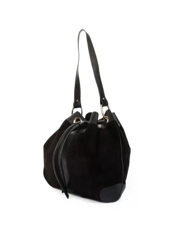 Gucci Drawstring Shoulder Bag - Black