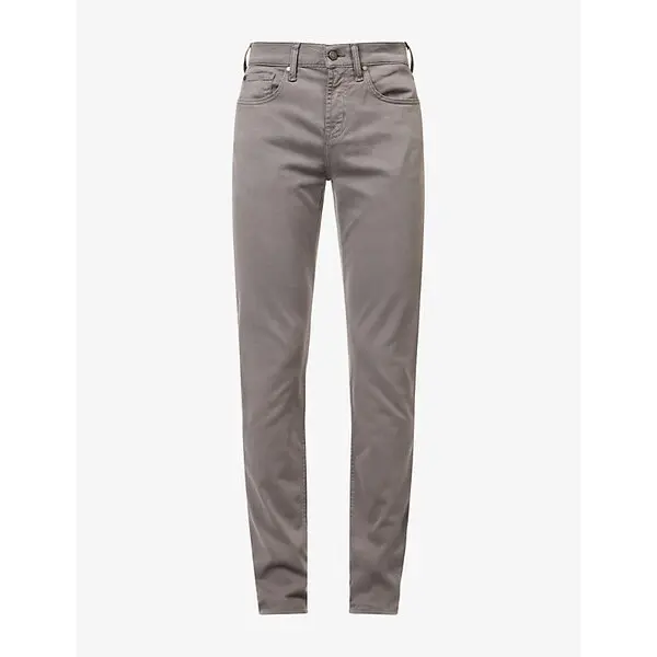 7 For All Mankind Slimmy Luxe Slim-fit Jeans - Ashed