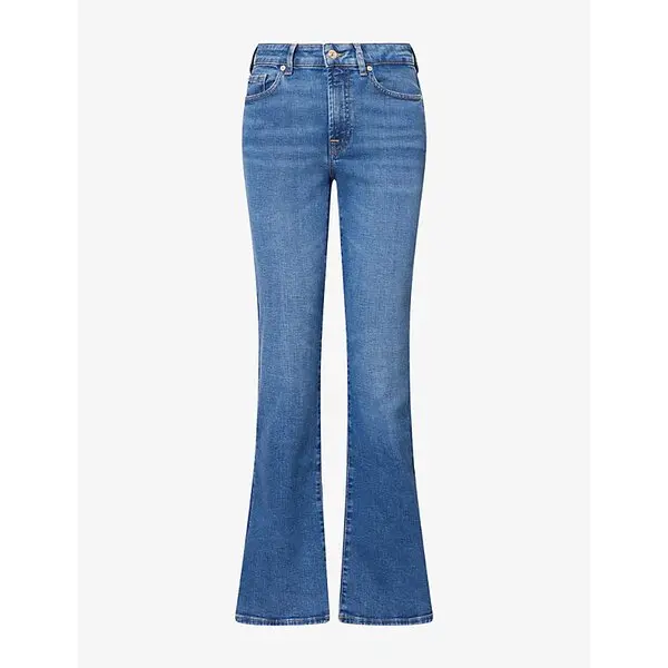 7 For All Mankind Low-rise Bootcut Denim Jeans