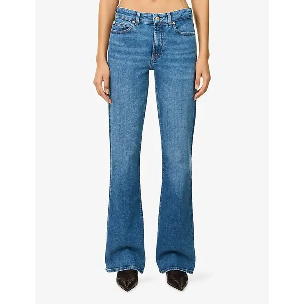 7 For All Mankind Low-rise Bootcut Denim Jeans