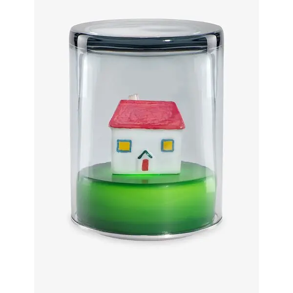 GREEN WOLF Home Handblown Glass Cordless Murano Table Light