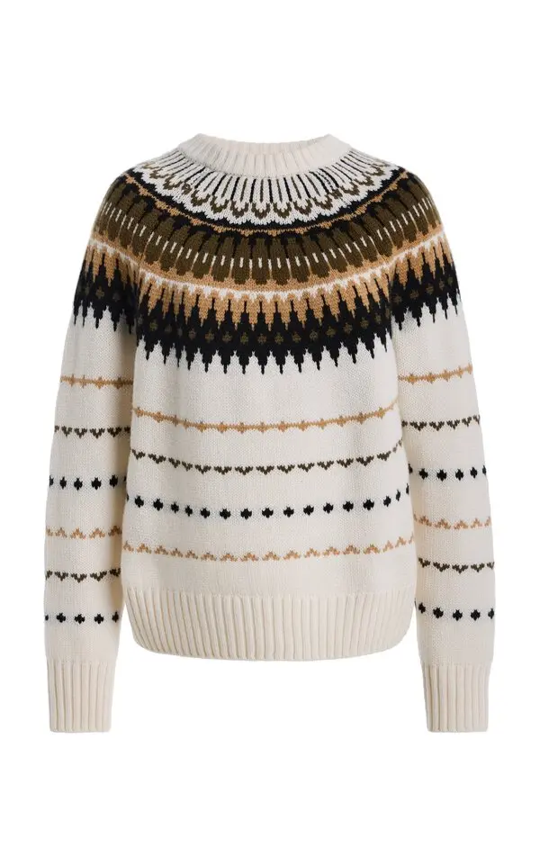 Bogner Ina Cashmere Fair Isle Sweater - Multi