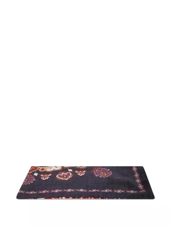 DELL'OGLIO Paisley-print Scarf - Multicolour