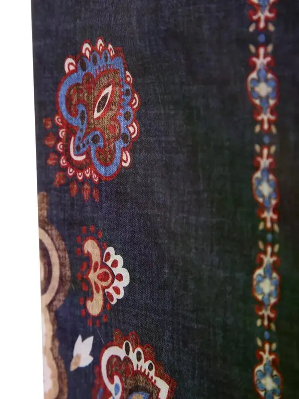 DELL'OGLIO Paisley-print Scarf