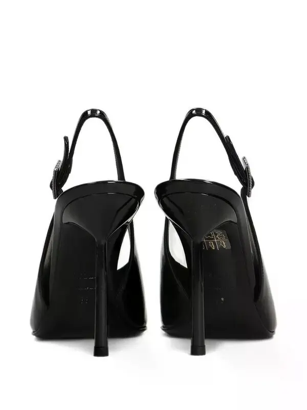 LE SILLA Clivage Crystal-embellished Slingback Pumps