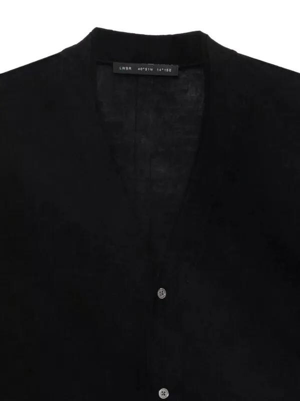 LOW BRAND V-neck Button-fastening Cardigan