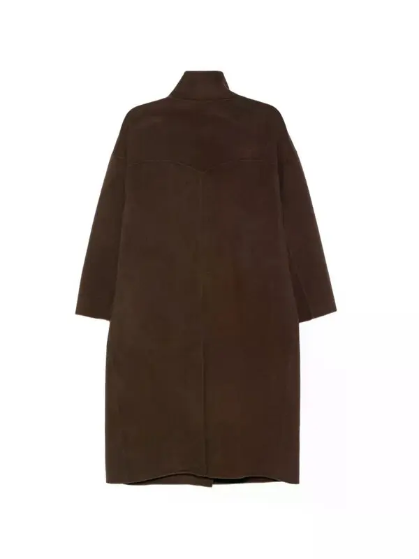 Ba&sh Kaya Toggle-fastening Funnel-neck Coat