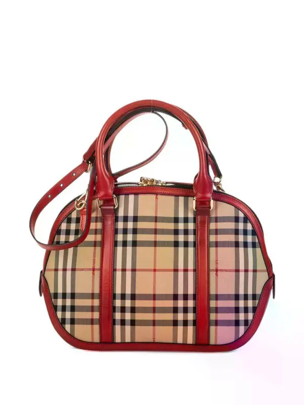 Burberry Orchard Horseferry Check Tote Bag