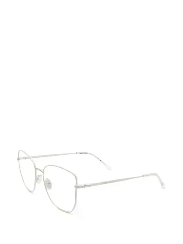 Isabel Marant Geometric-frame Glasses - Silver
