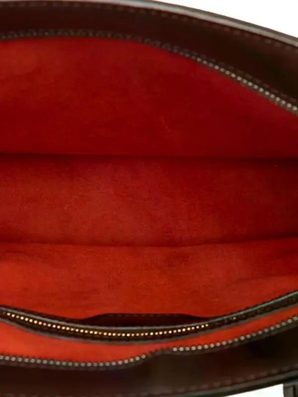 LOUIS VUITTON 2005 Damier Ebene Venice Sac Plat Tote Bag