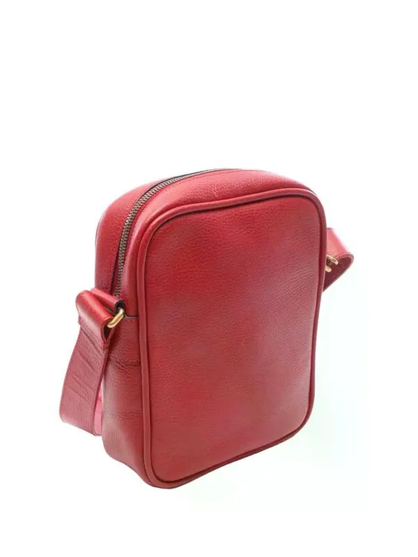Gucci 2000-2015 Grained Calfskin Logo Crossbody Bag