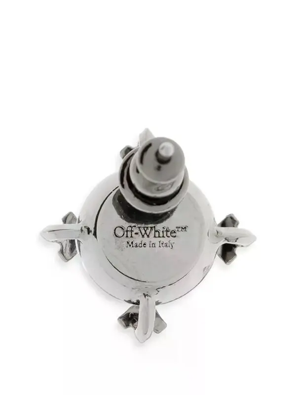 Off-White Arrows Crystal Stud Earrings