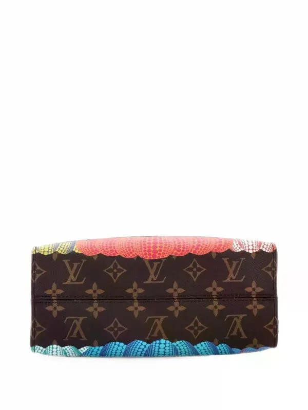LOUIS VUITTON Onthego Yayoi Kusama Pumpkins Monogram Canvas Pm Tote Bag - Multicolour