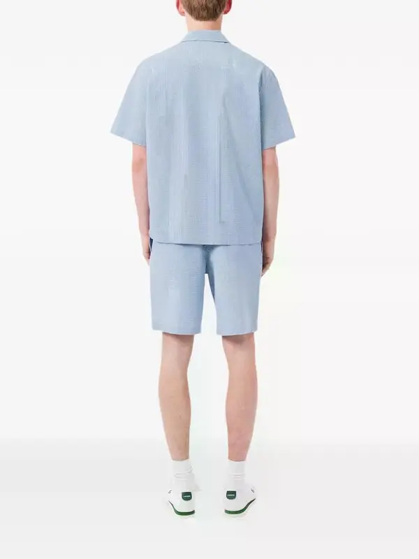 Lacoste Cotton Seersucker Shorts