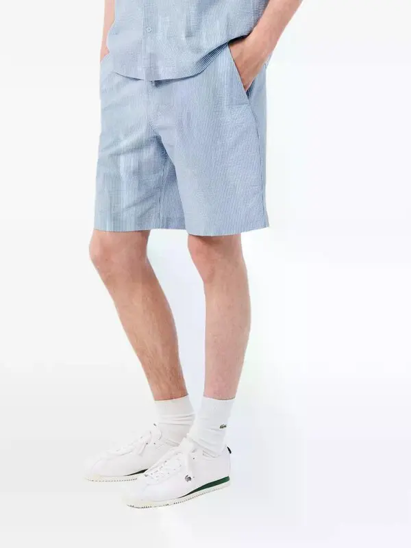 Lacoste Cotton Seersucker Shorts
