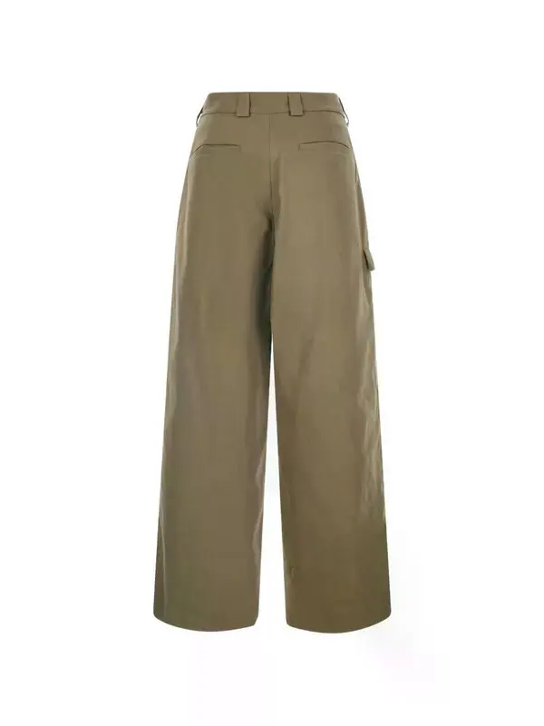 Balenciaga Loose-fit Workwear Pants In Khaki - Brown