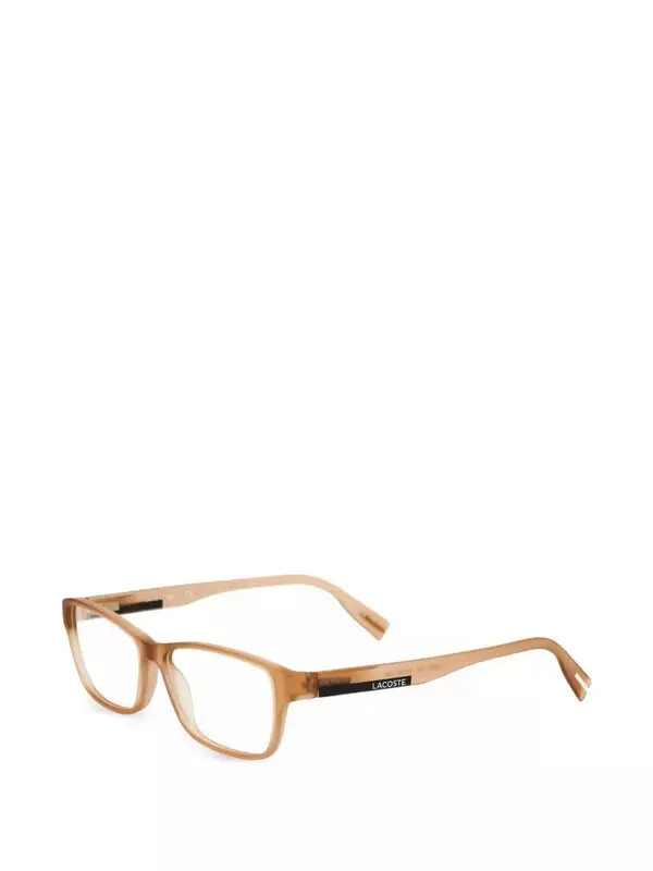 Lacoste Rectangle-frame Glasses - Neutrals