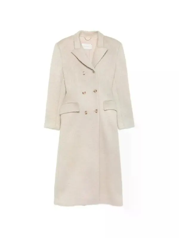 Magda Butrym Double-breasted Coat - Neutrals