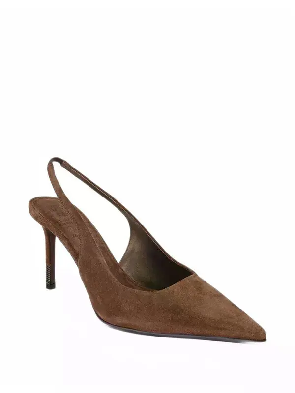 Brunello Cucinelli Monili-embellished Suede Pumps