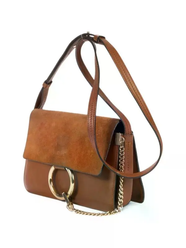 Chloé Small Faye Cross Body Bag - Brown