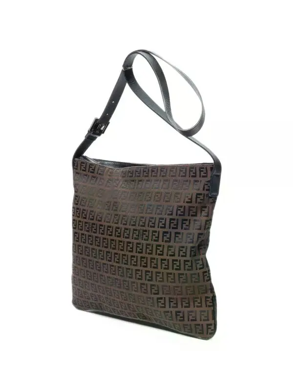 Fendi Zucchino Canvas Shoulder Bag