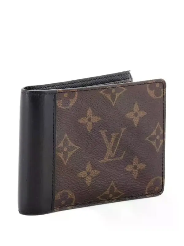 LOUIS VUITTON Multiple Wallet Macassar Monogram Canvas Small Wallets