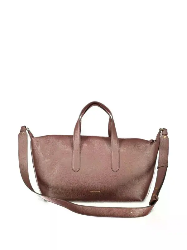 COCCINELLE Grained Leather Tote Bag