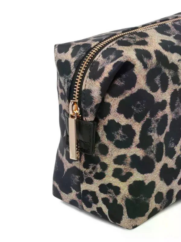 Liu Jo Beauty Case In Nylon Animal-print - Neutrals