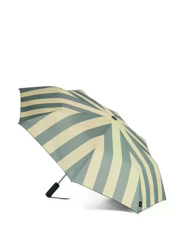 HAY Regn Striped Telescopic Umbrella - Blue