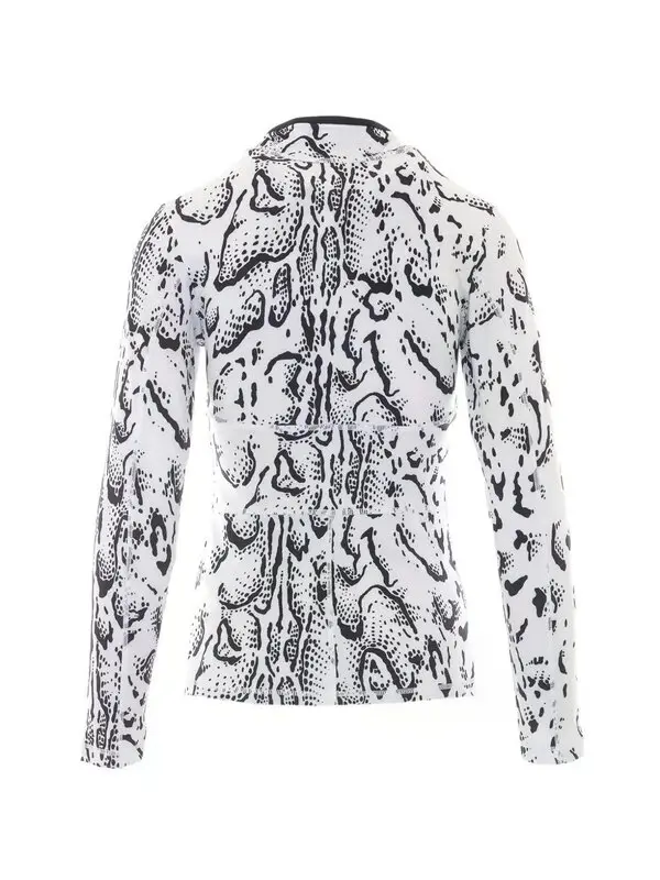 JETSET Ginger Snake-print Half-zip Sweatshirt